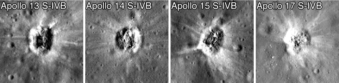 NASA's Lunar Recon Orbiter Spots Mystery Rocket Crater Pair On The Moon