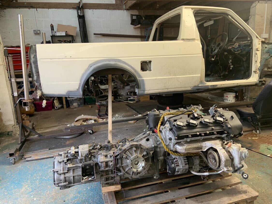 Building a McLaren V8-Powered VW Caddy Pickup Is Even Harder Than It Sounds
