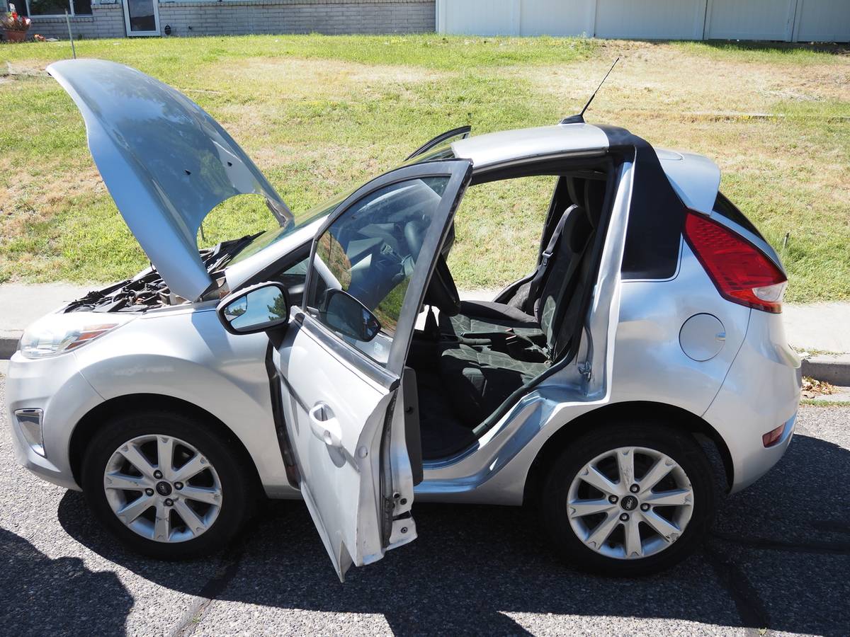 Someone Really Chopped a 2011 Ford Fiesta and Now It's for Sale