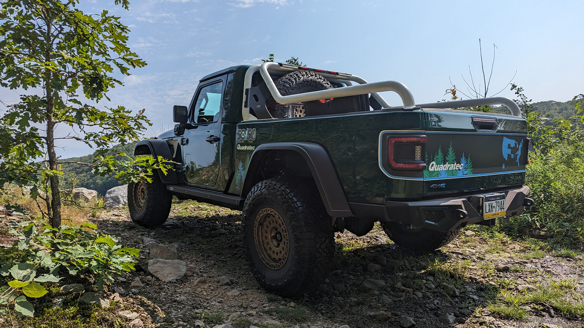 Two-Door Jeep Gladiator by Quadratec Off-Roads With the Best and Is ...