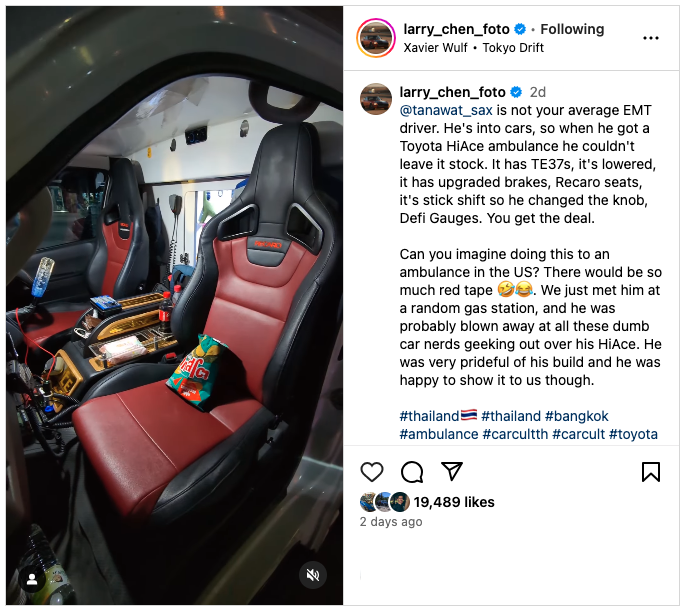 Larry Chen’s New Photos Reveal Incredible Car Spotting in Thailand