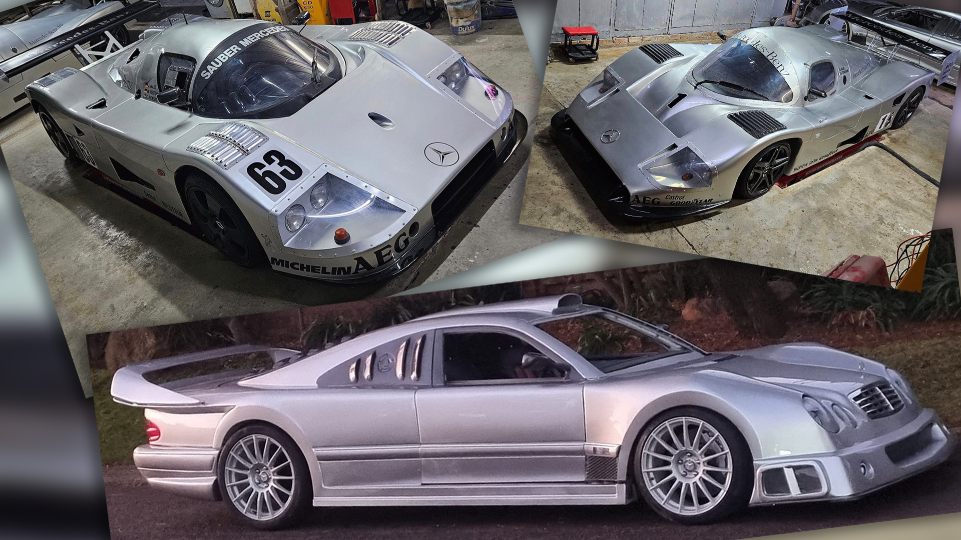 These Homemade Mercedes Race Car Replicas Look Just Like the Real Deal