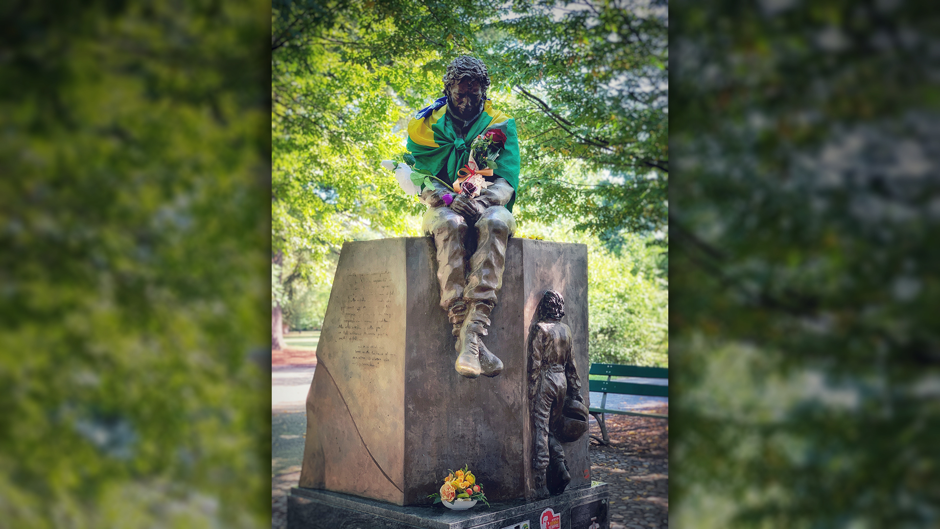 At Ayrton Senna's Crash Site, the Presence of a Racing Giant Is Still ...