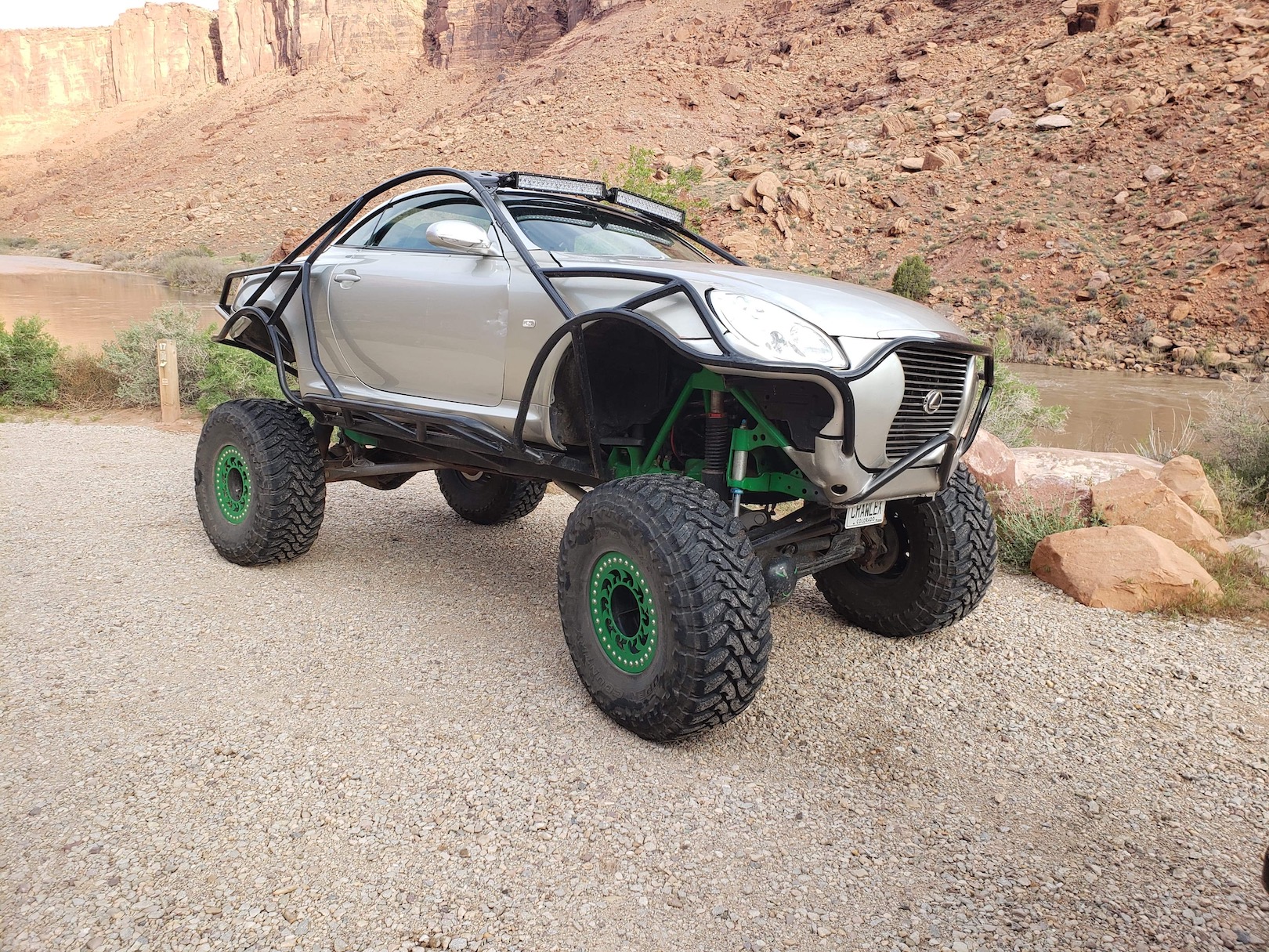 This Lifted, Caged Lexus SC430 4x4 Is the Only Good One