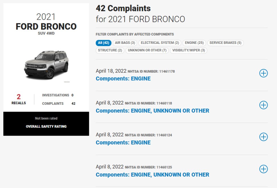 Ford Bronco Owners Reporting Widespread Engine Failures | The Drive