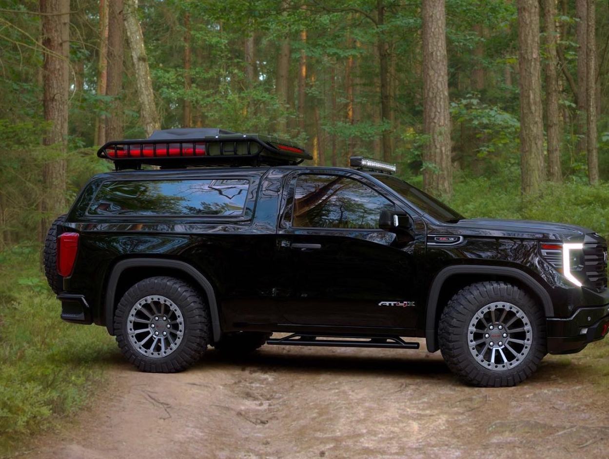 This Shop Is Building a Modern GMC Jimmy From a Sierra Single-Cab Pickup