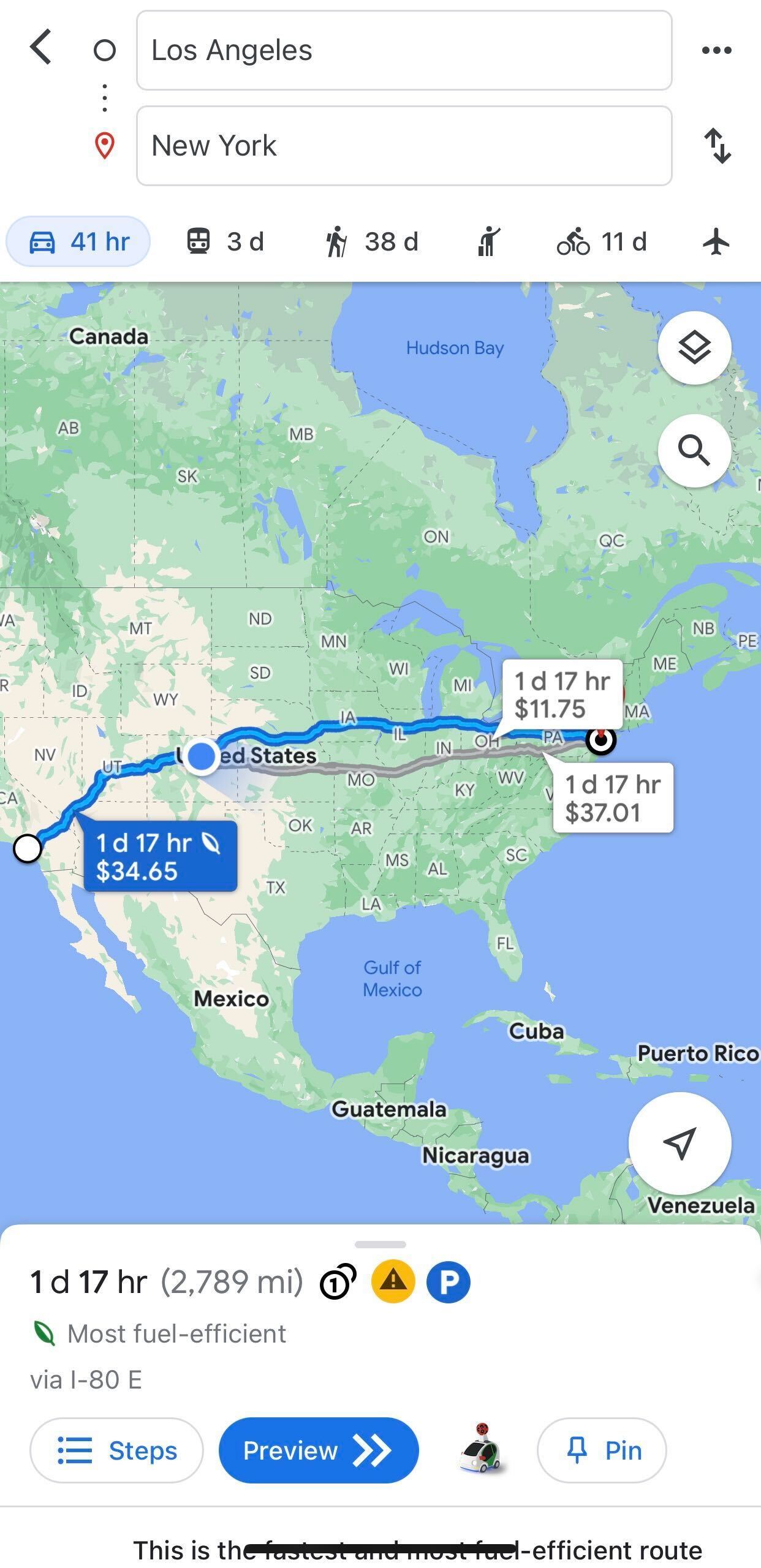 Google Maps Can Now Estimate Toll Prices and Here's What It Looks Like