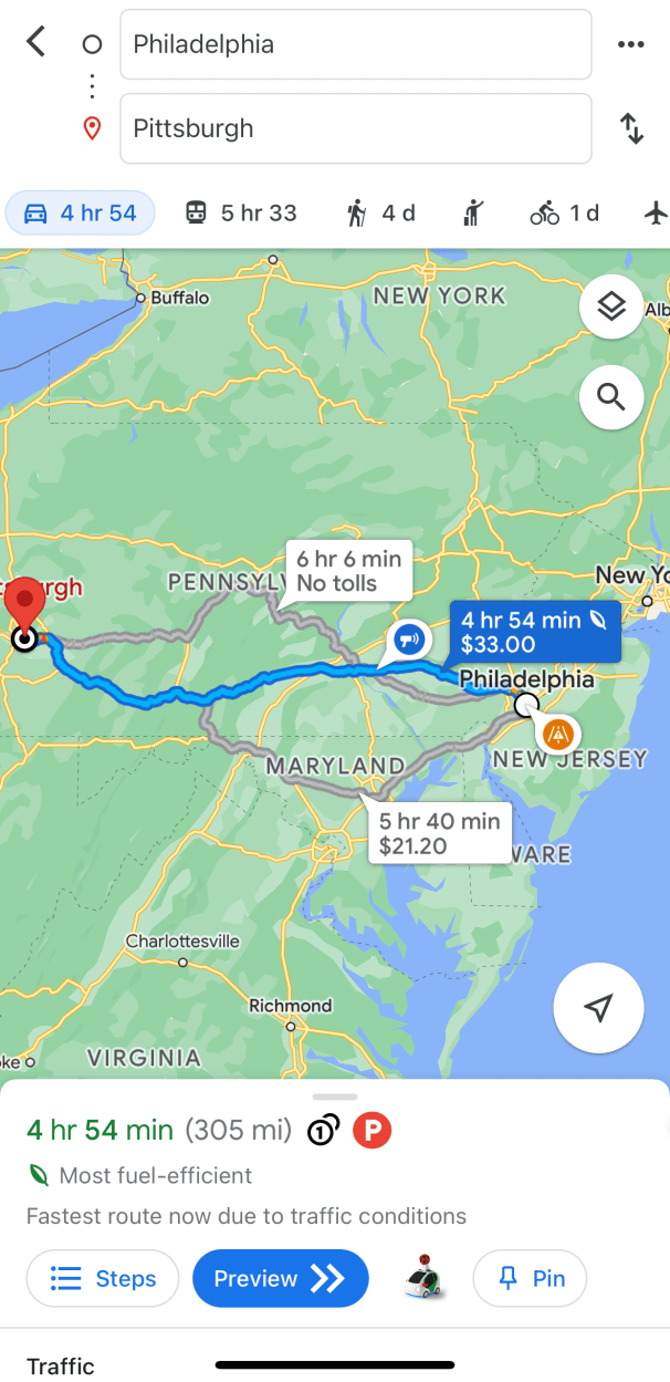 Google Maps Can Now Estimate Toll Prices and Here's What It Looks Like