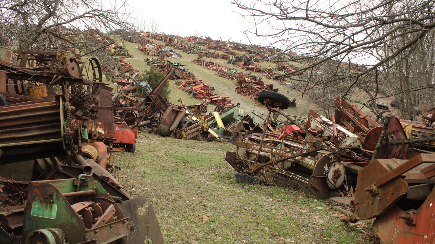 This Vast Farm Salvage Yard in the Middle of Nowhere Saves Farmers with ...