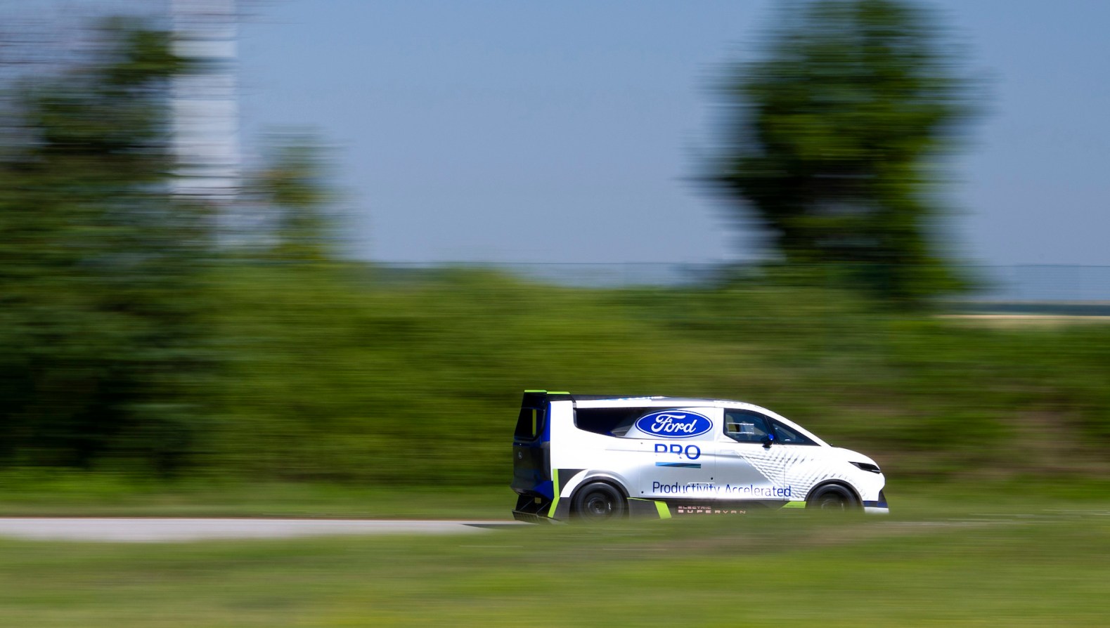 New Ford SuperVan Is a 1,973-HP Electric Racer In Cargo Van Form