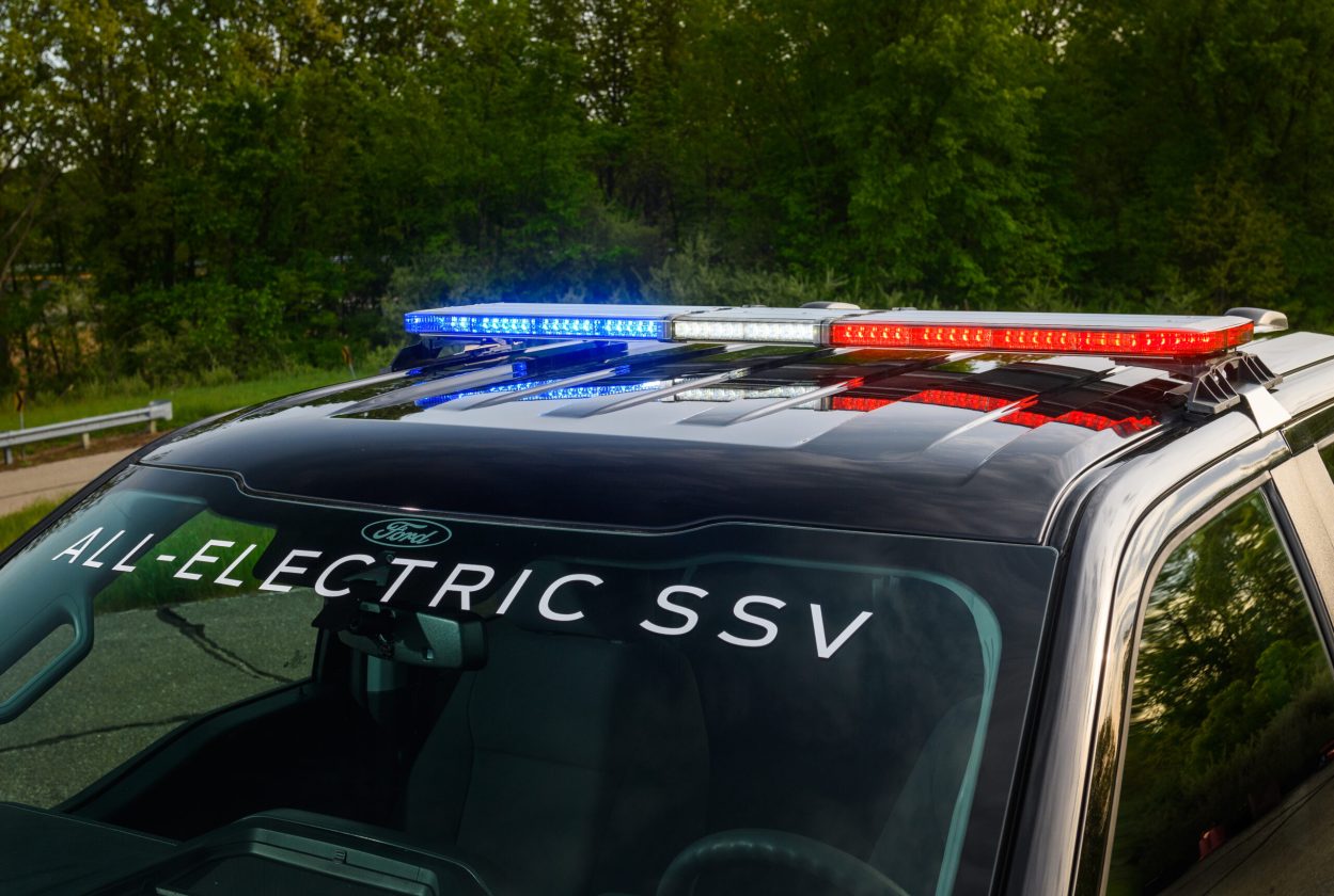 The Ford F-150 Lightning Pro SSV Is America's First Electric Police Truck