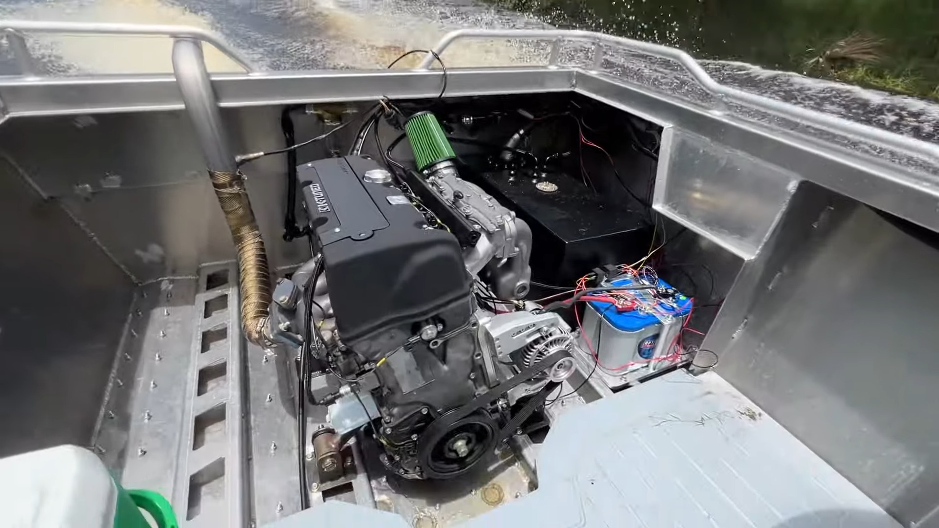 Watch This Jet Boat Hit Sweet Jumps With Honda K-Series Power