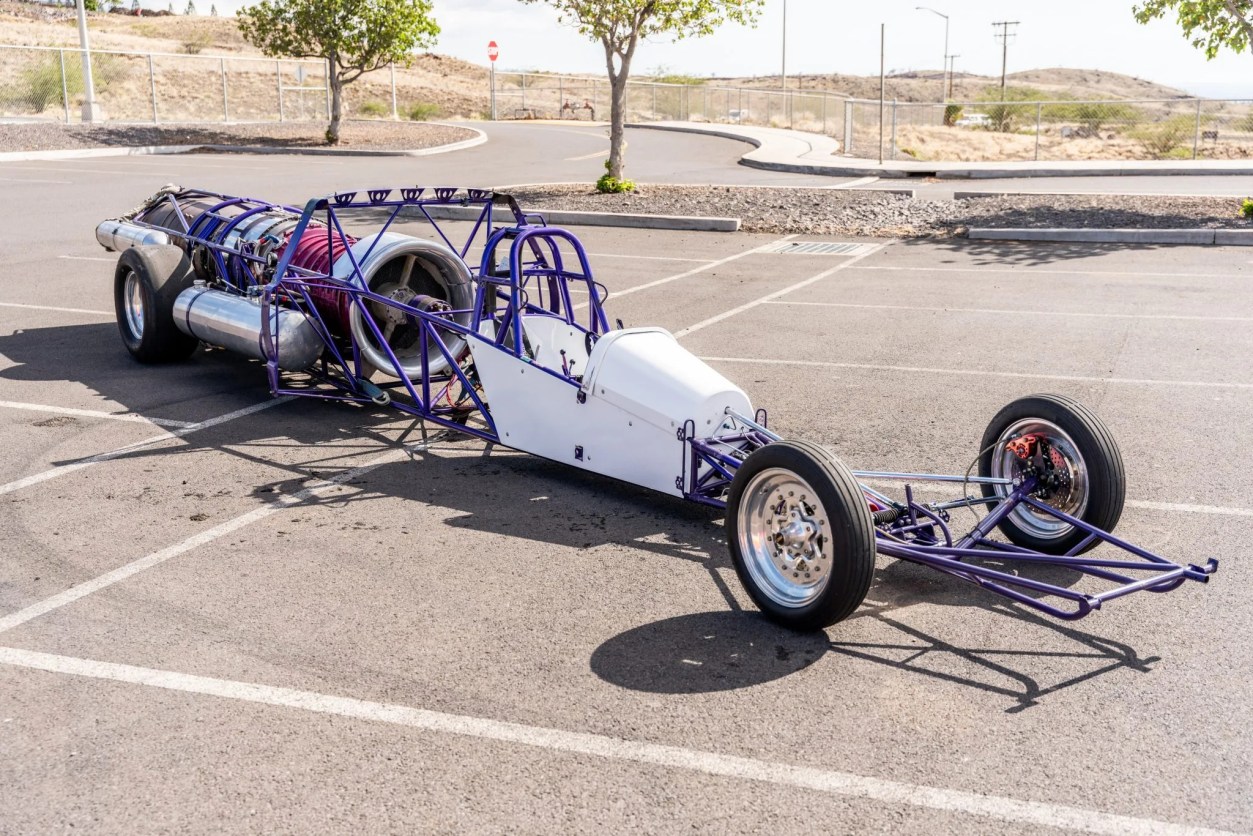 This Turbojet-Powered Mercedes-Benz Limo Dragster Is a Rad Fever Dream