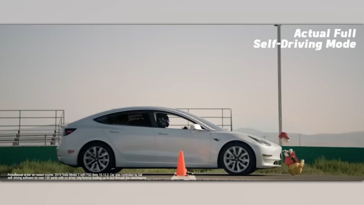 Tesla Autopilot Fails Wile E. Coyote Test, Drives Itself Into Picture ...