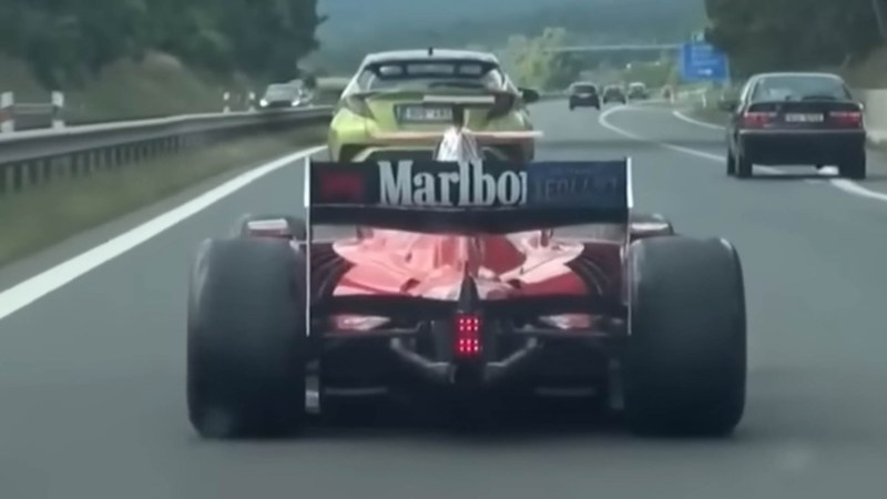 Mystery Driver Takes a GP2 Race Car on a Public Highway, and Police ...