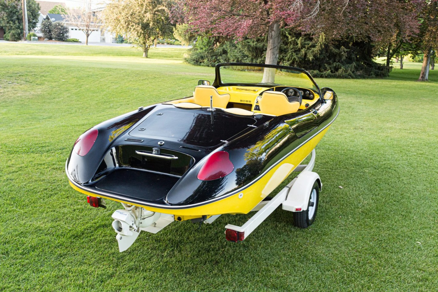This Wacky Porsche Tribute Boat Is as Close as You'll Get to an ...