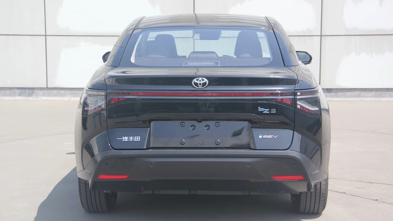 Leaked Images Reveal Electric Toyota Sedan Promised in EV Turnaround