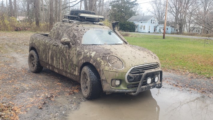 This ‘El Camini’ Is a Go-Anywhere Mini Clubman Pickup With a Stick Shift
