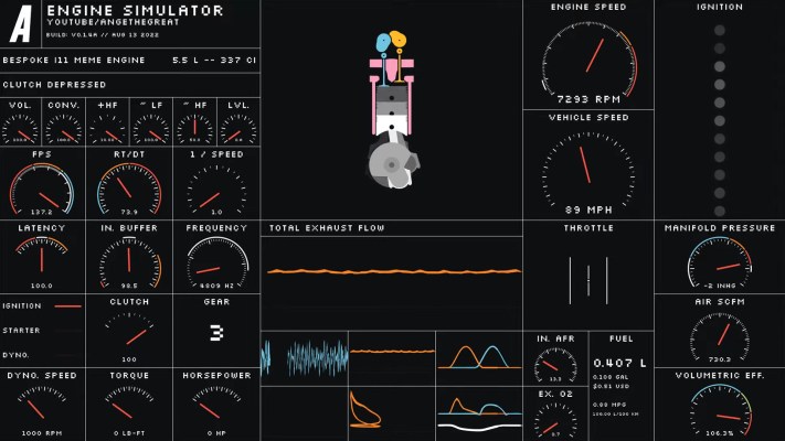 New 3D Engine Sim Can Synthesize Super Realistic Exhaust Sounds in Real ...