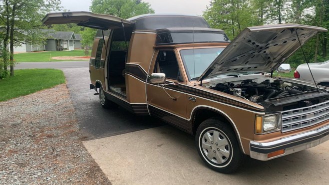 Wacky 1984 Chevy S-10 Conversion Van on Craigslist Is ’80s Road Trip ...