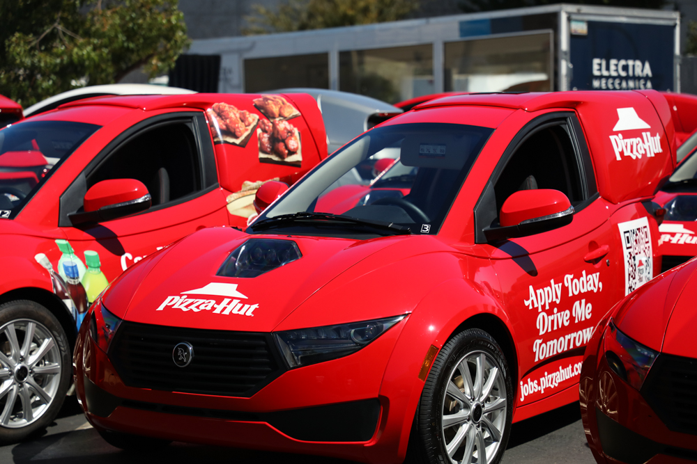 California Pizza Huts To Get Electric, 3-Wheeled, Single-Seater ...