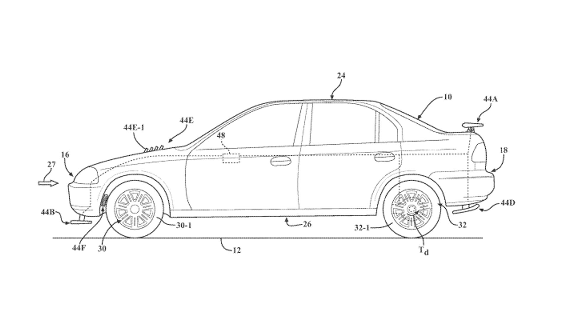 GM Patents Active Aero System to Stop Cars From Hydroplaning