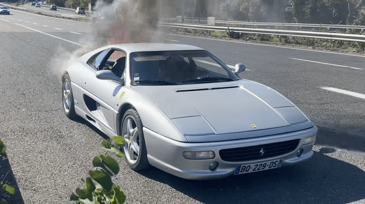 Ferrari F355 Burns Down During Man’s Dream Test Drive