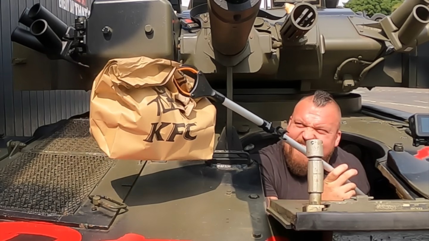 Yes, You Can Take a Tank Through a KFC Drive-Thru