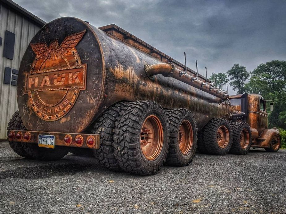 Ornate 1946 Chevy Beer Tanker Rat Rod Truck Has Undeniable Style, and ...