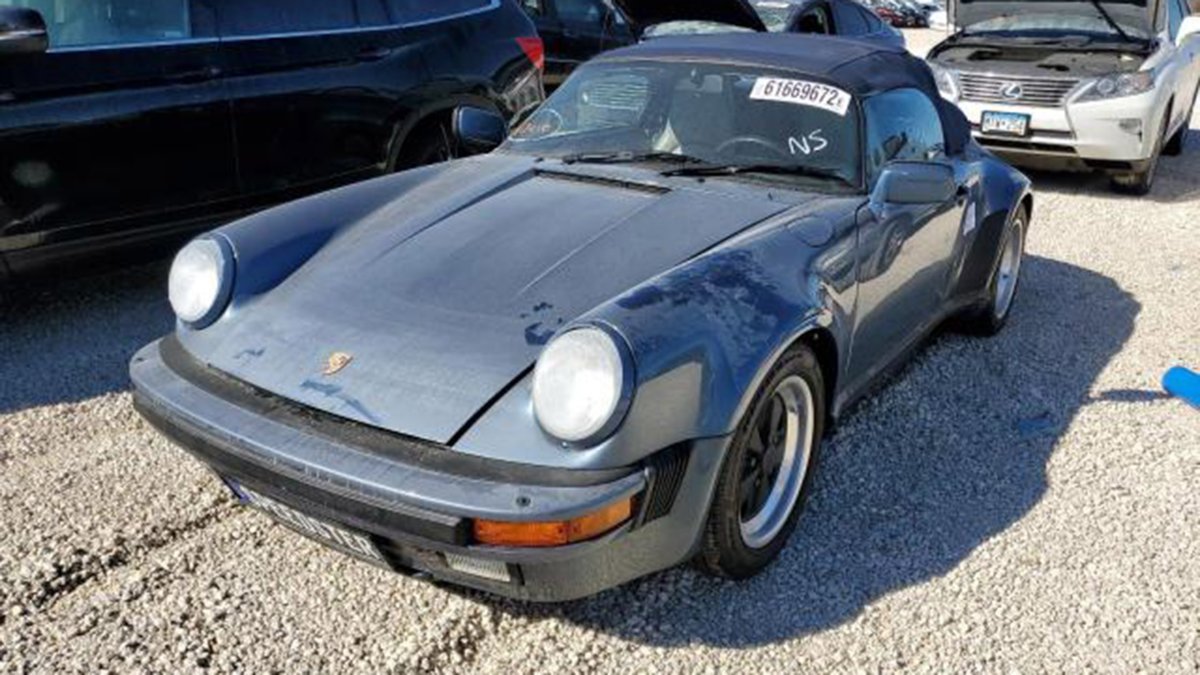 Trio of Flooded Porsche Speedsters on Copart Are Just Waiting to Be Saved