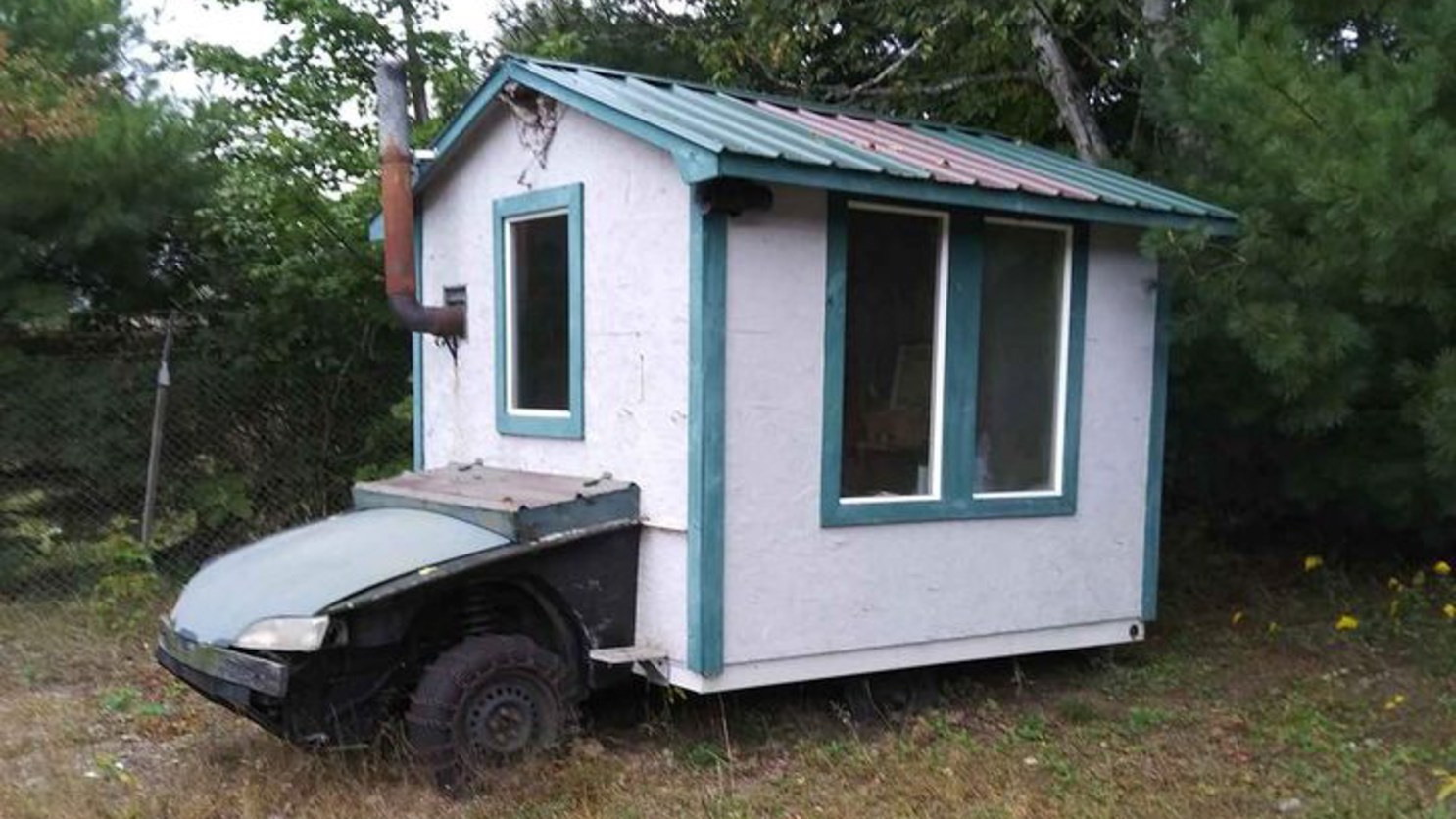 Shack Up In This Chevy Cavalier Ice Shack Conversion