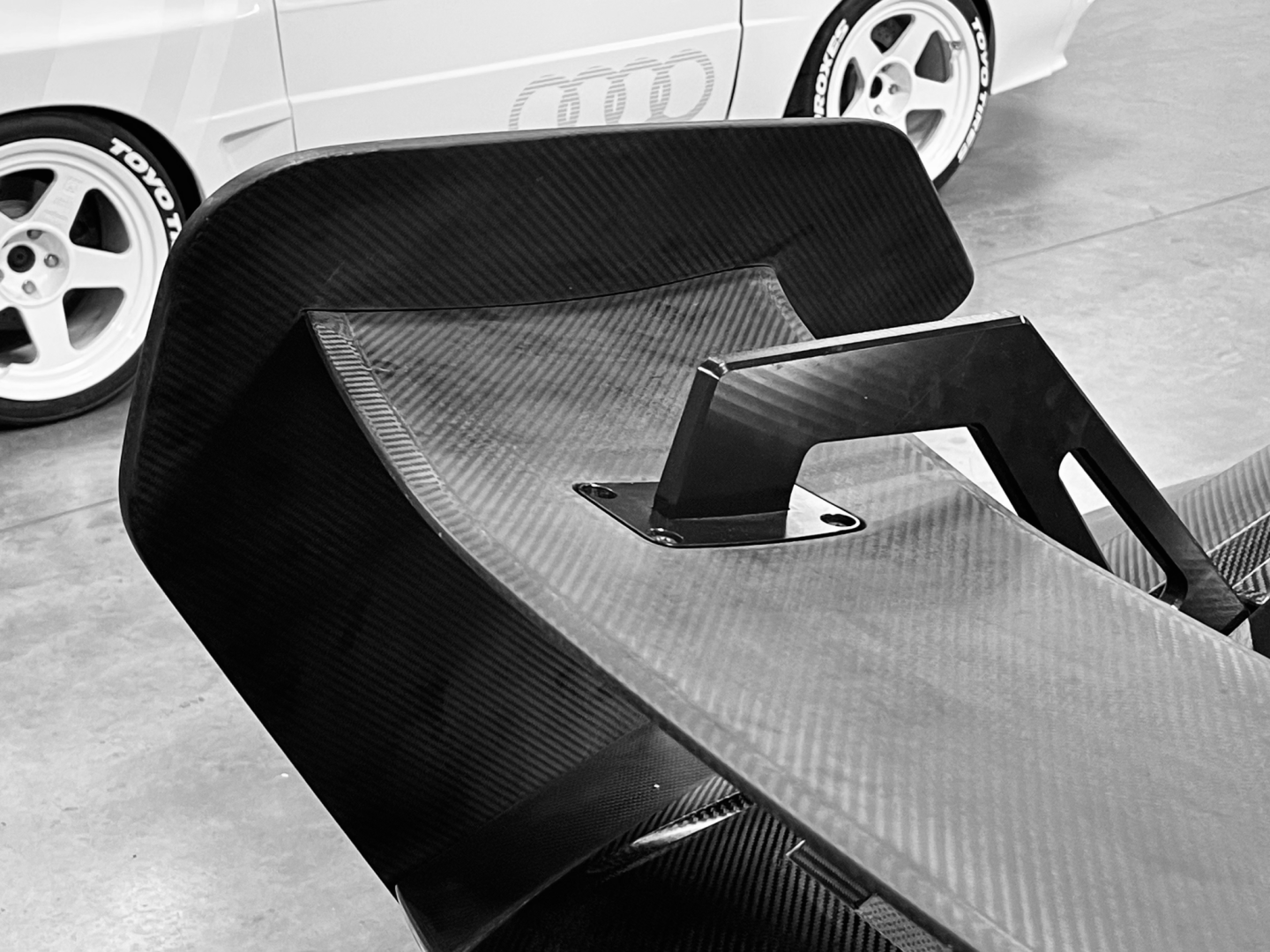 Bare Carbon Finish Turns Audi S1 Hoonitron Into the Ultimate Villain Car