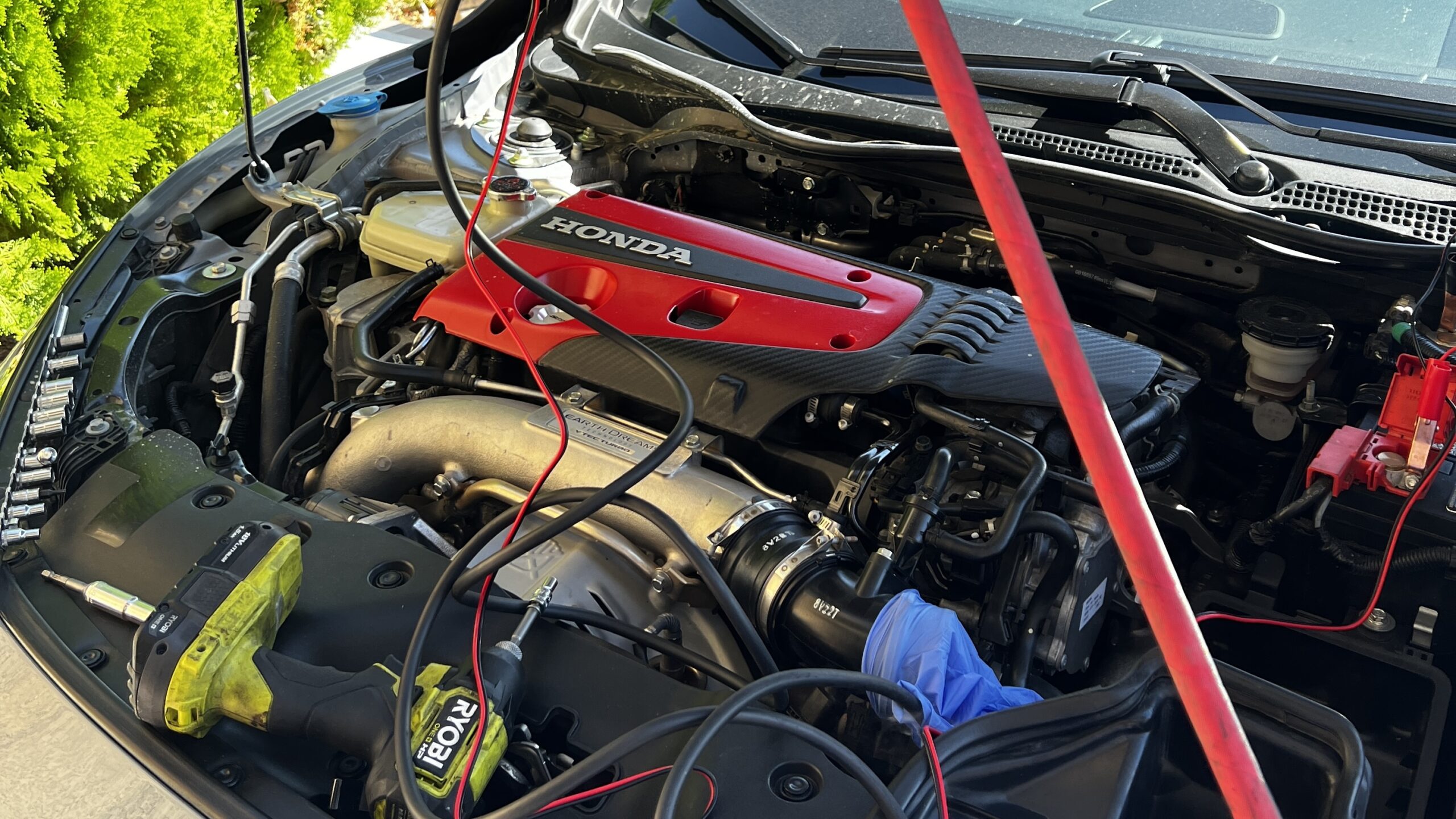 Civic Type R Modding: Gold Tape and a Turbo Blanket for Intake Temps