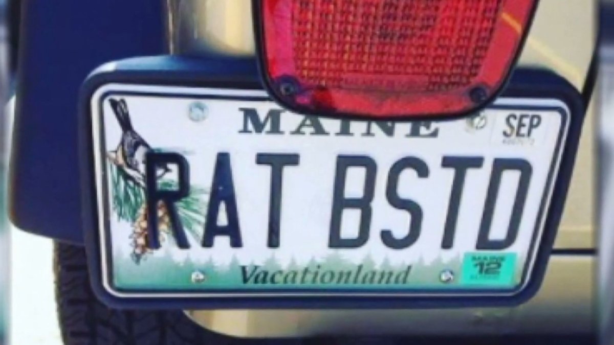 Maine Is Taking Away Offensive Vanity Plates After Bringing Back Rules ...