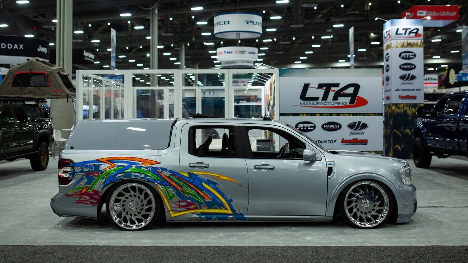 That Slammed and Modded Ford Maverick With the Tribal Tats Is Up for Sale