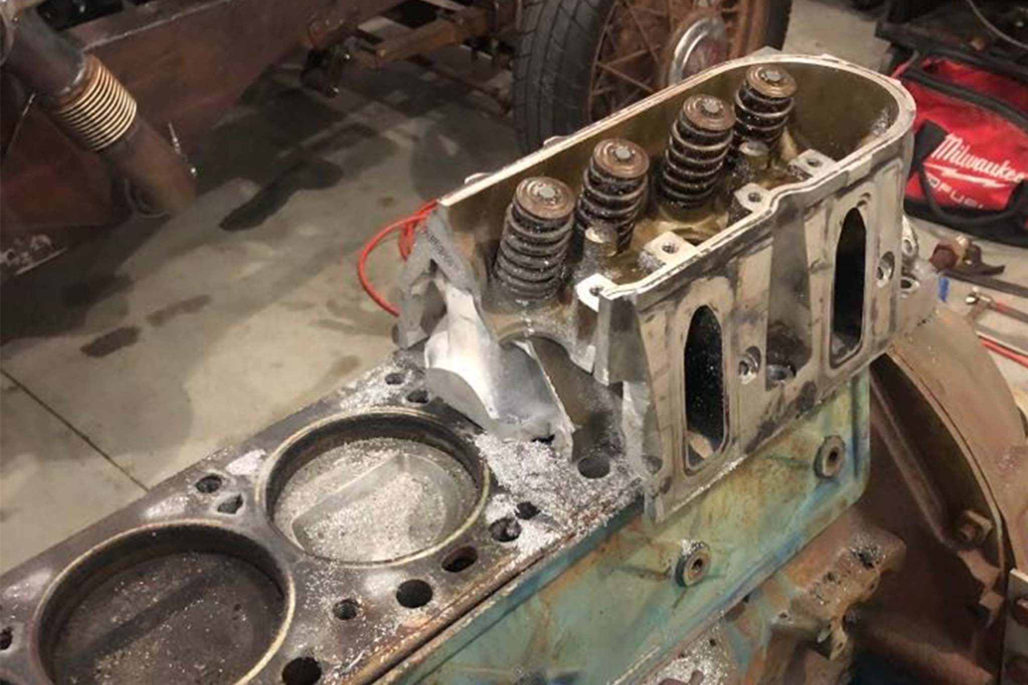 Grafting an LS Head Onto This Turbo Ford 300 I6 Engine Took Years