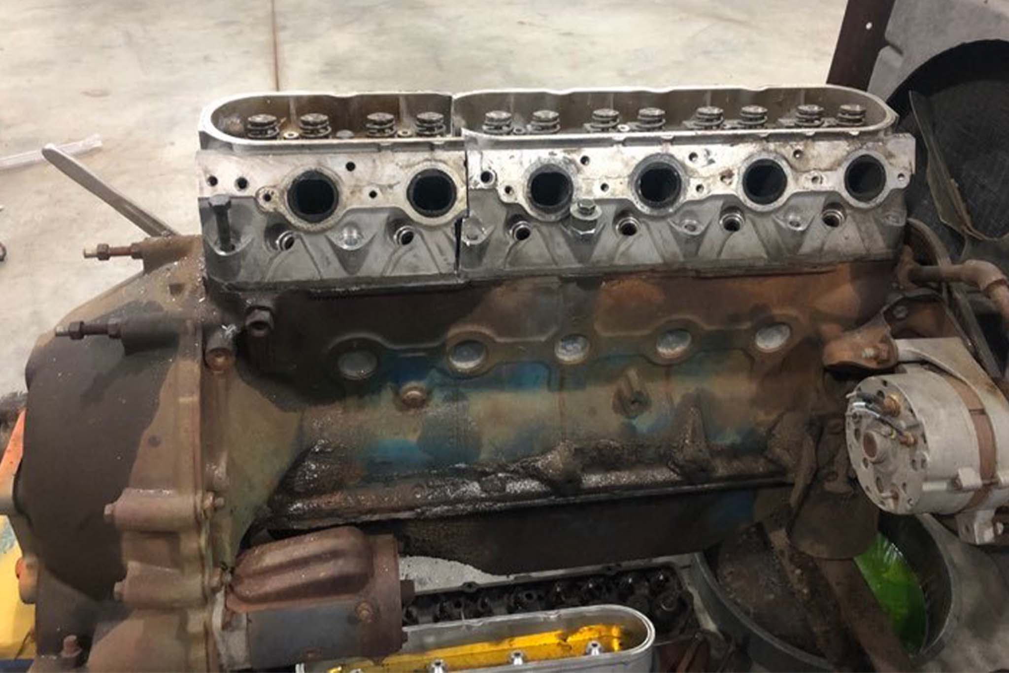 Grafting an LS Head Onto This Turbo Ford 300 I6 Engine Took Years