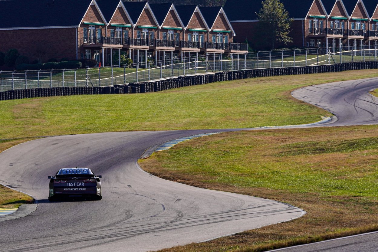The Le Mans NASCAR Chevy Camaro Already Laps Way Quicker Than a Cup Car