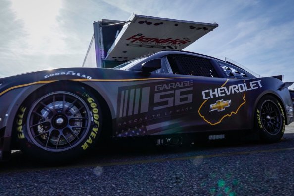 The Le Mans NASCAR Chevy Camaro Already Laps Way Quicker Than a Cup Car