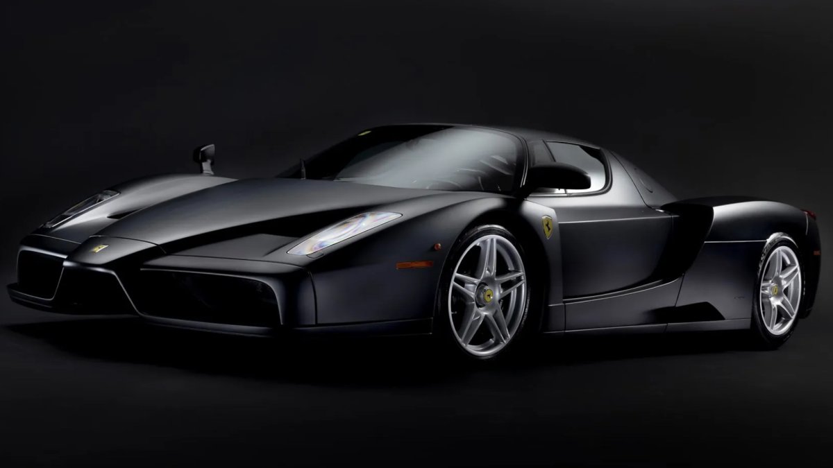 The Only Factory Matte Black Ferrari Enzo Is Heading to Auction
