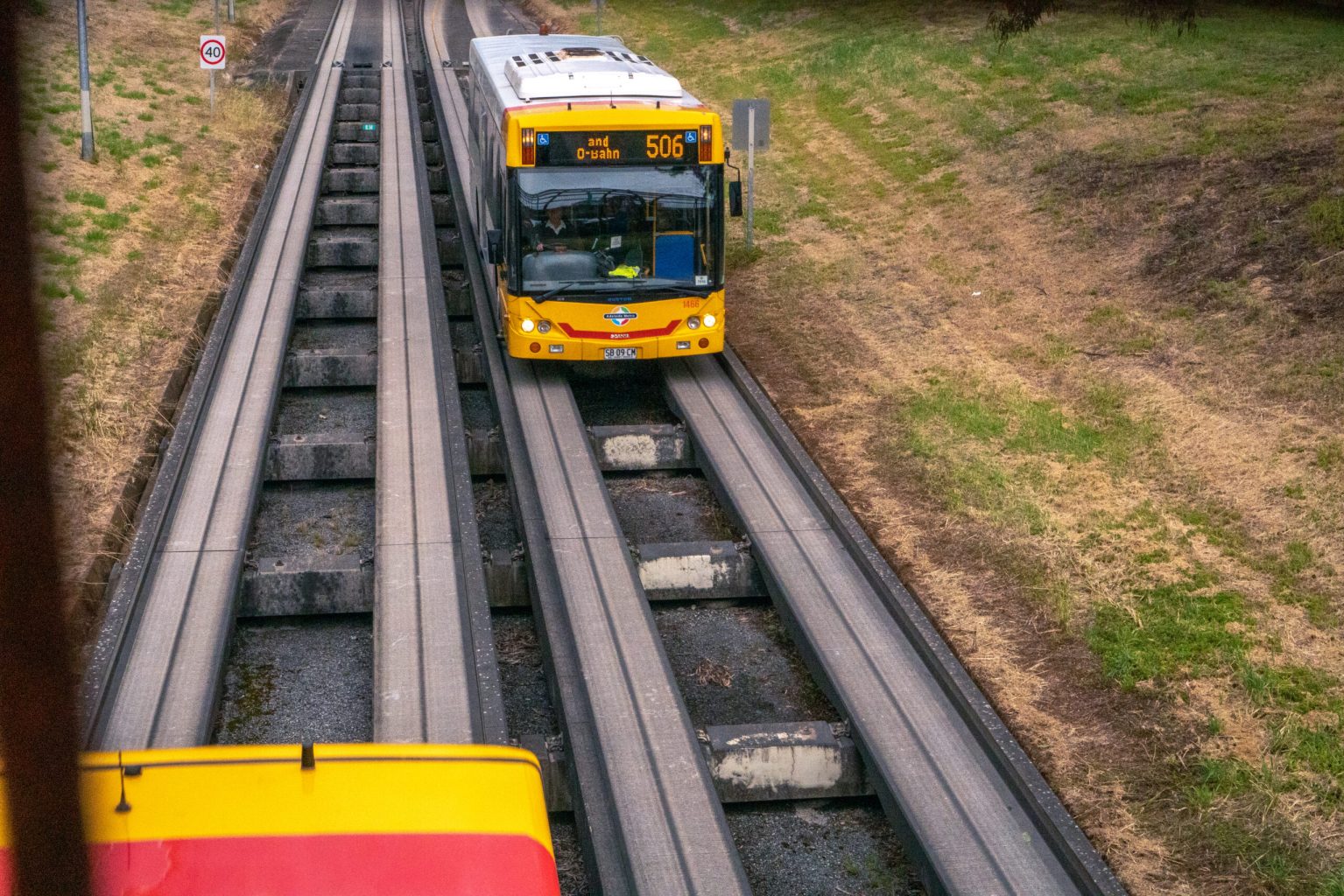 An Australian O-Bahn Mass Transit System Combines Buses, Trains, and ...