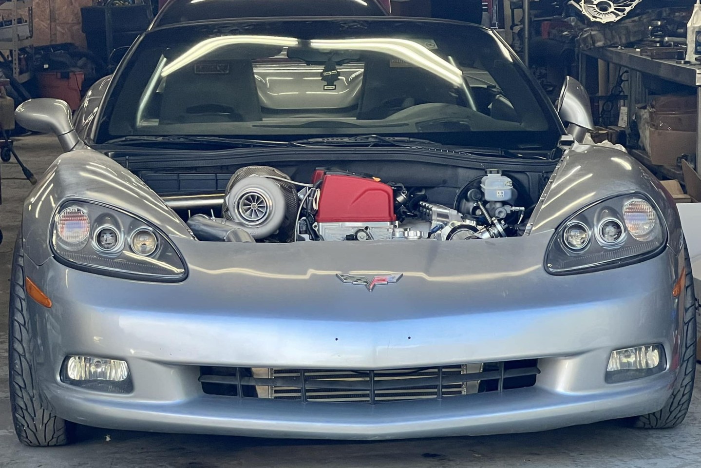 Honda K24-Swapped C6 Corvette Hit the Drag Strip and Immediately Broke