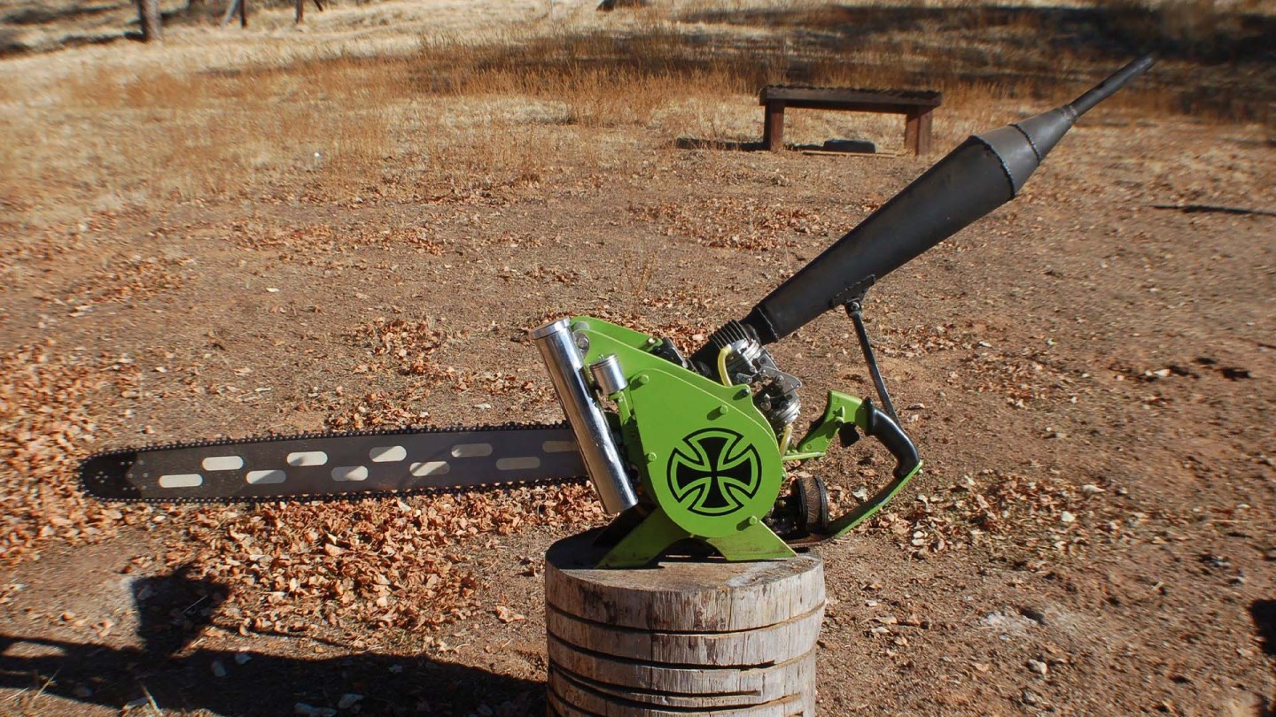 Homebuilt Hot-Rod Chainsaws Prove Motorsports Goes Beyond Wheels