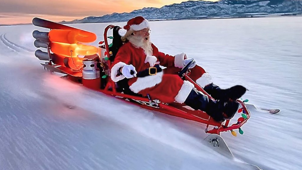 Santa's New Jet-Propelled Sleigh Leaves Reindeer Unemployed