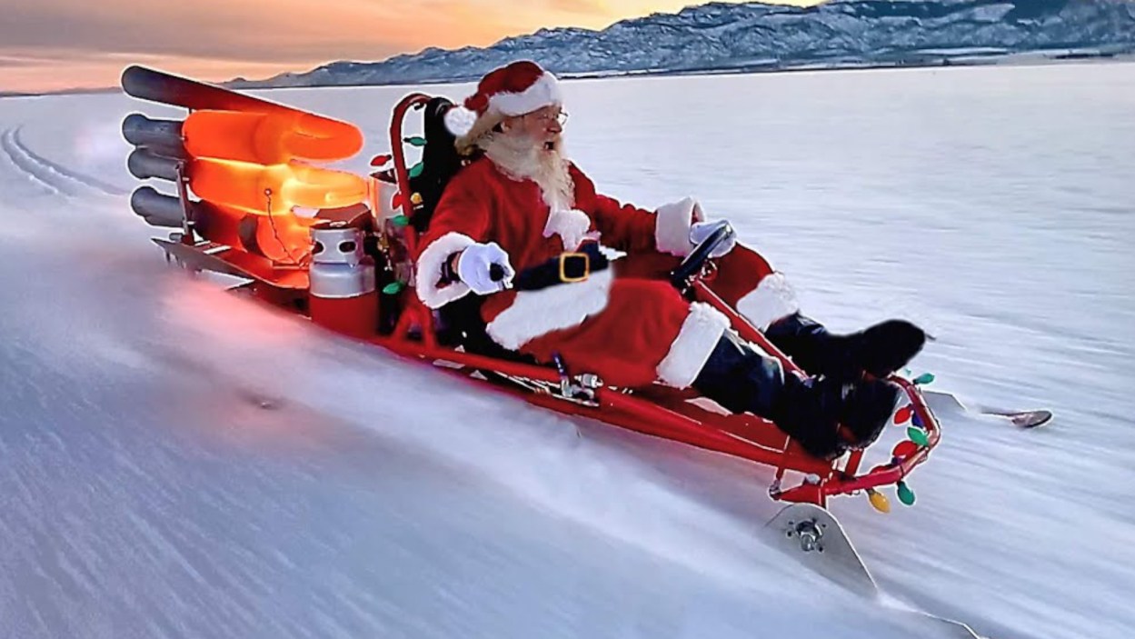 Santa's New Jet-Propelled Sleigh Leaves Reindeer Unemployed