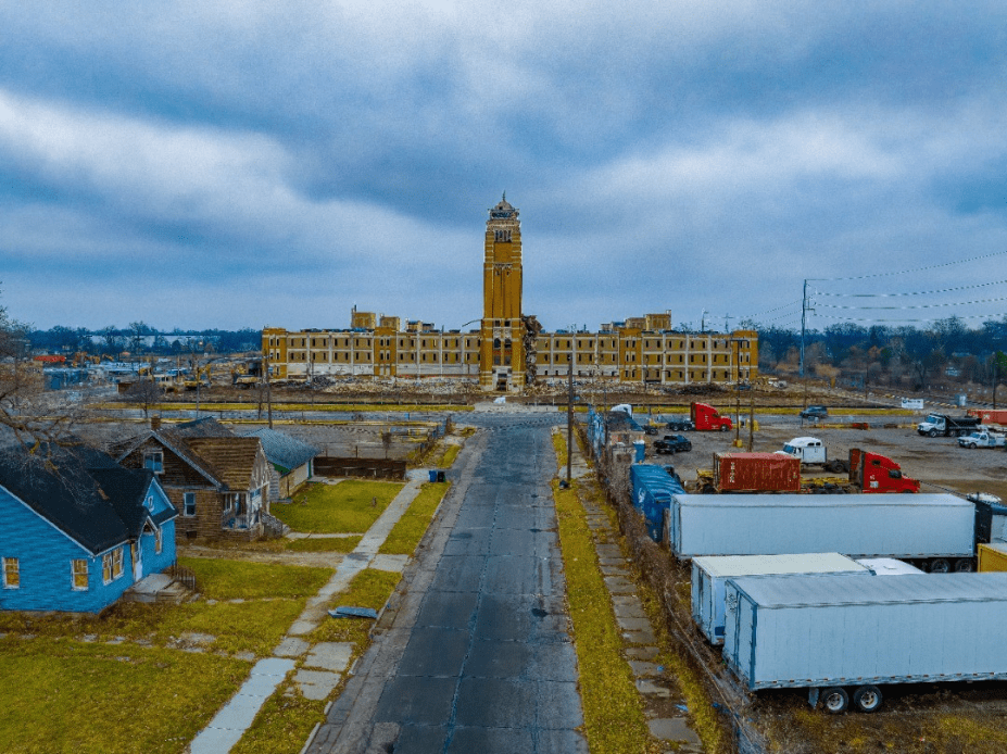 AMC's Historic Former Detroit Headquarters Is Finally Being Demolished