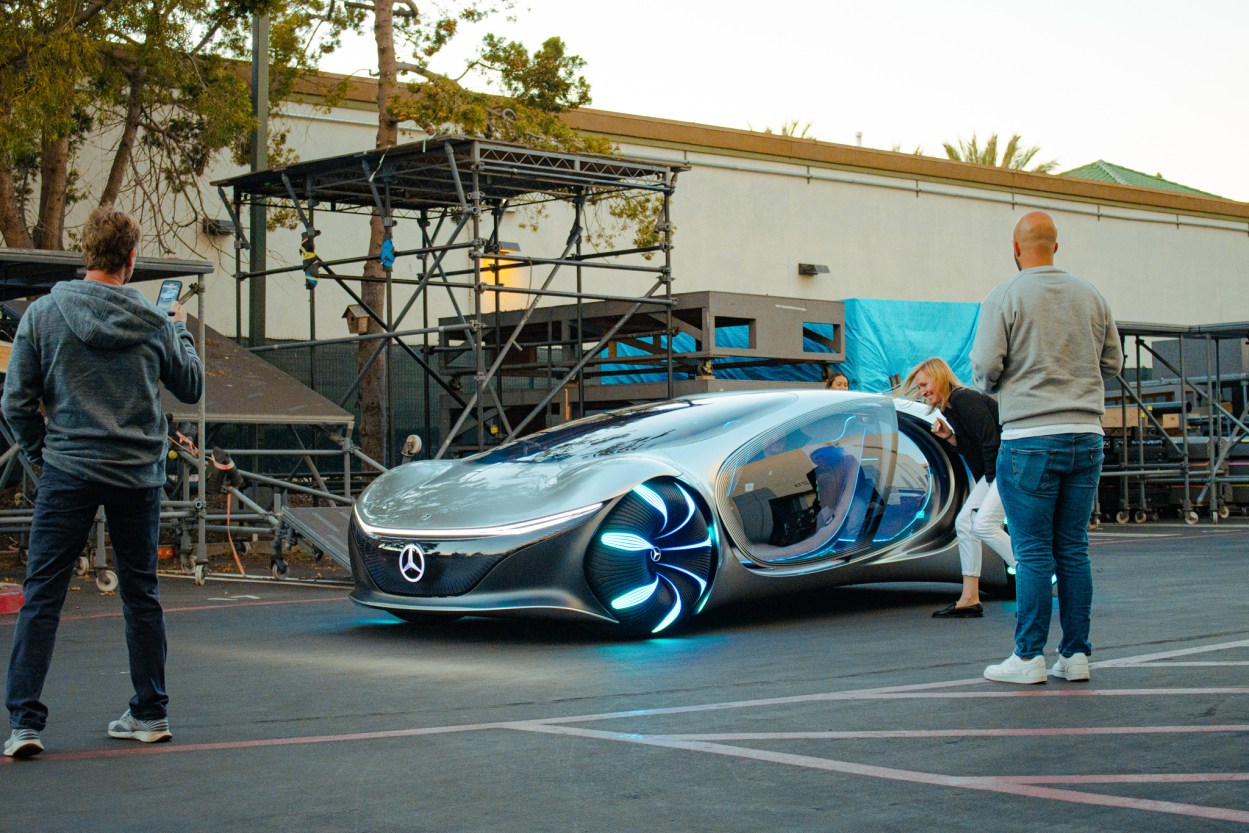Driving the Mercedes Vision AVTR Concept, a Car Straight Out of 2154