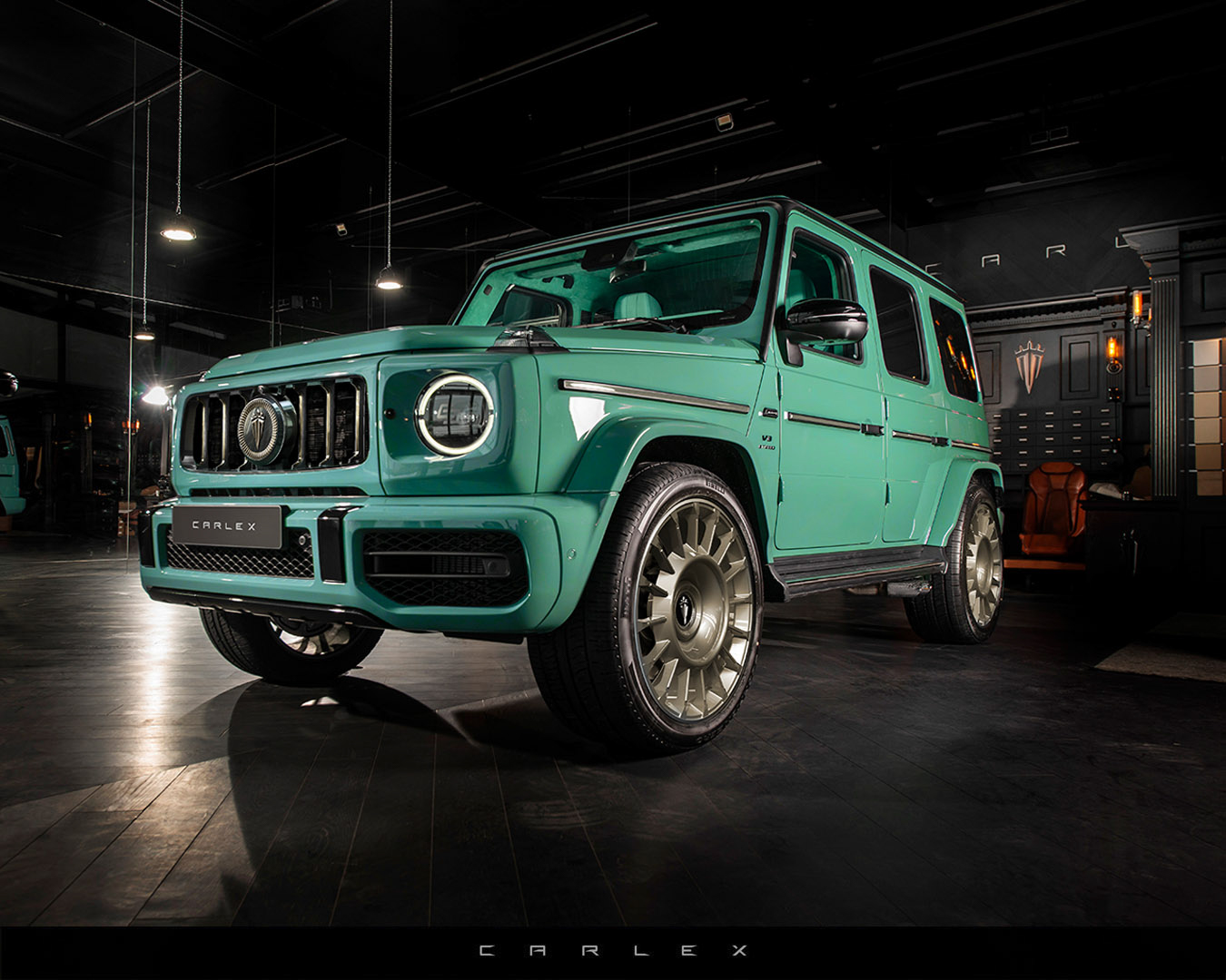 This Tuned Mercedes G-Wagen Looks Like a Rolling ‘60s Bathroom