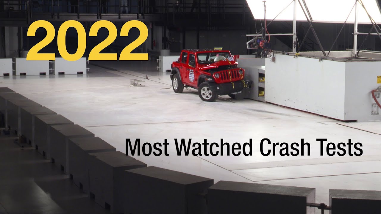 Watch 2022's Most Popular Crash-Test Videos of Cars Obliterated by the IIHS