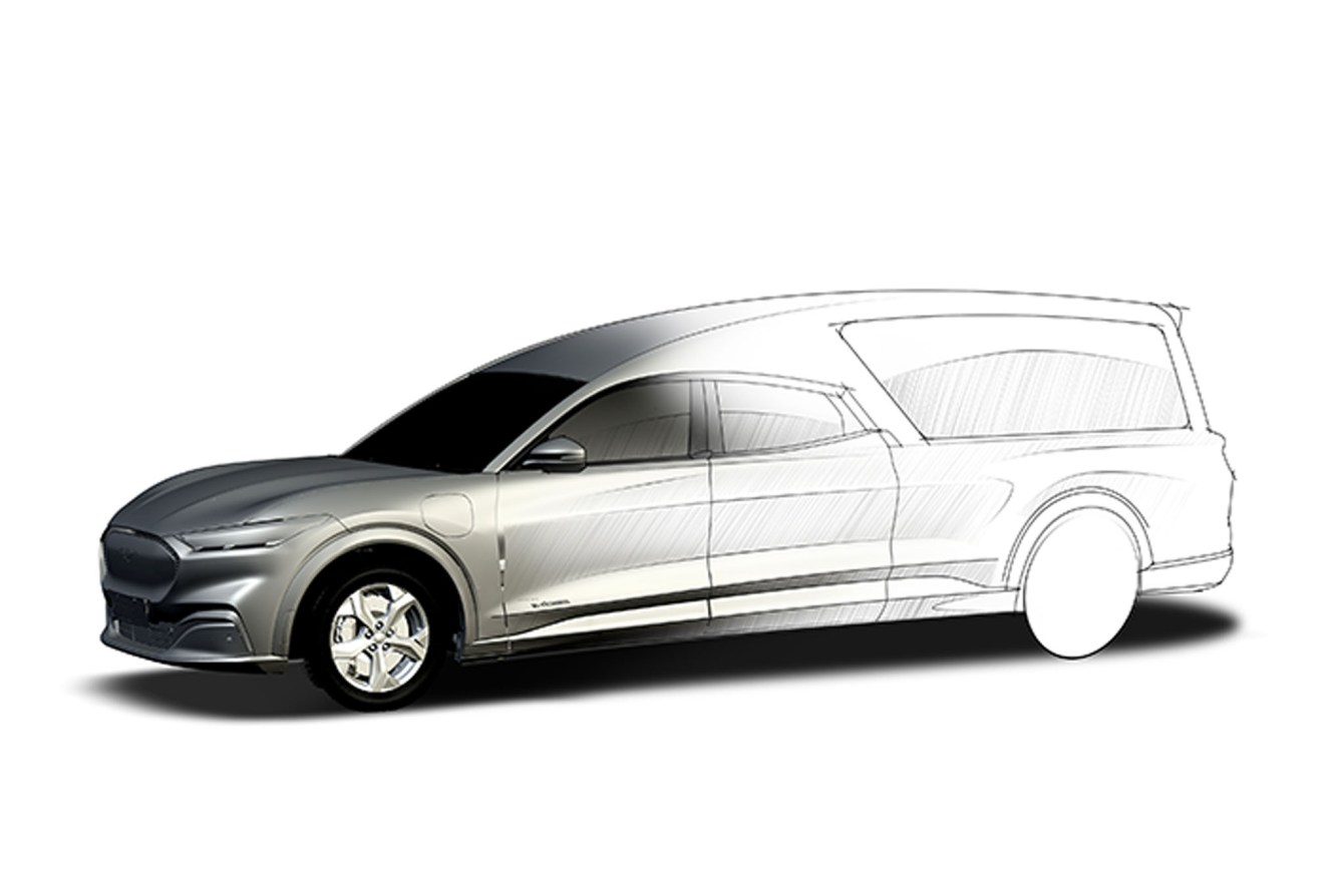 All Right, Who Asked for a Mustang Mach-E Hearse?